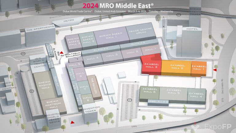 MRO Middle East 2024 Dubai: Date, Exhibitor list, Floor Plan
